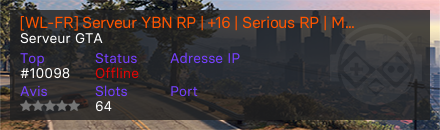 [WL-FR] Serveur YBN RP | +16 | Serious RP | Map Liberty City | discord ...