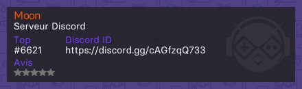 Moon - Serveur Discord