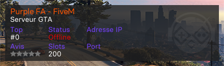 Purple FA - FiveM - Serveur GTA