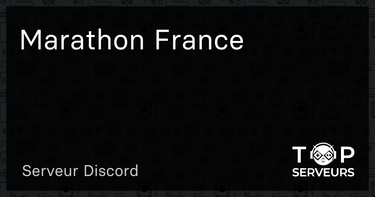 Marathon France - Serveur Discord