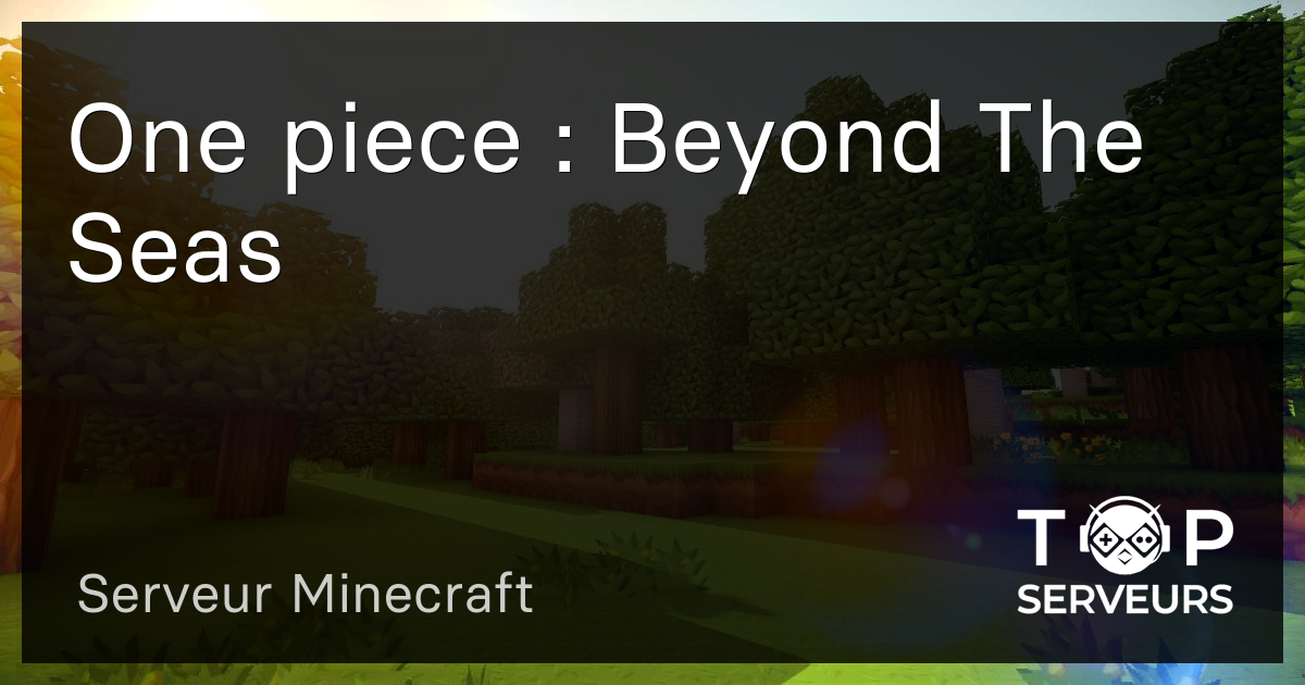 One piece : Beyond The Seas - Serveur Minecraft