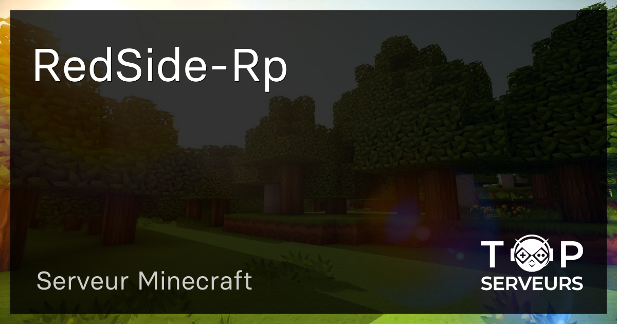 RedSide-Rp - Serveur Minecraft