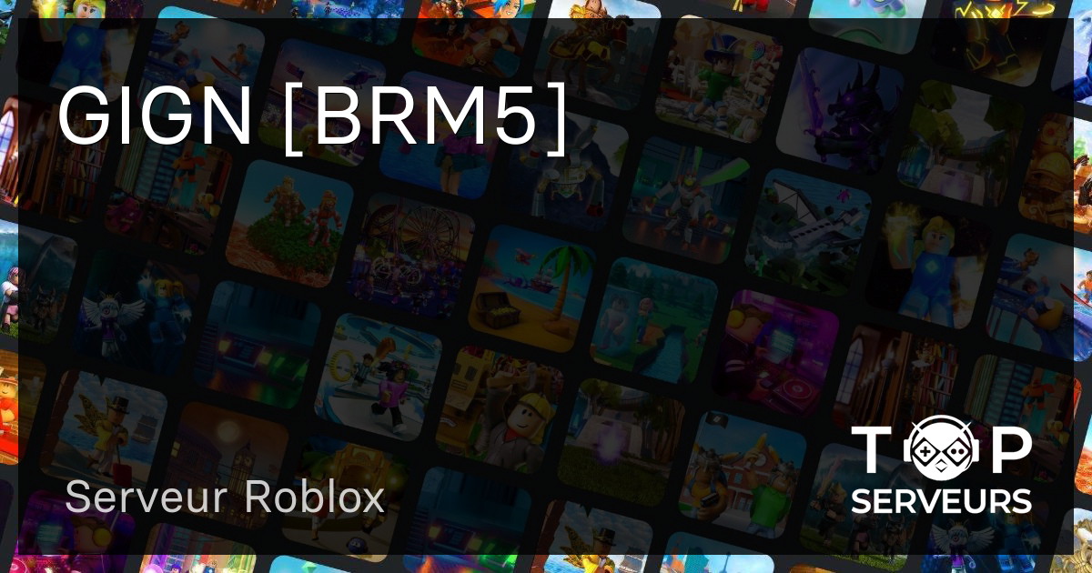 GIGN [BRM5] - Serveur Roblox