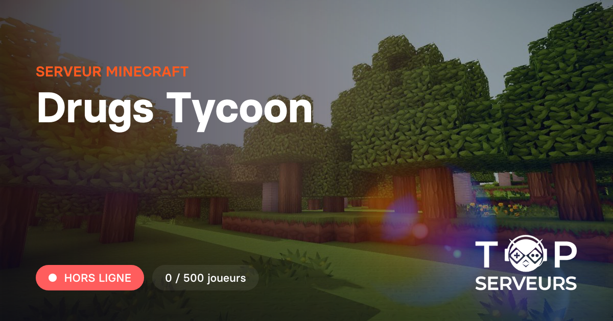 Drugs Tycoon - Serveur Minecraft