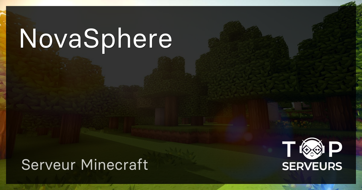 NovaSphere - Serveur Minecraft