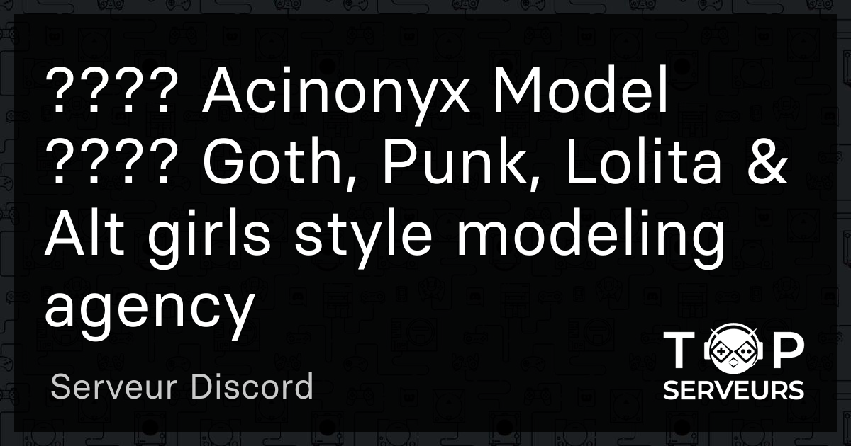 Acinonyx Model ???? Goth, Punk, Lolita & Alt girls style modeling ...