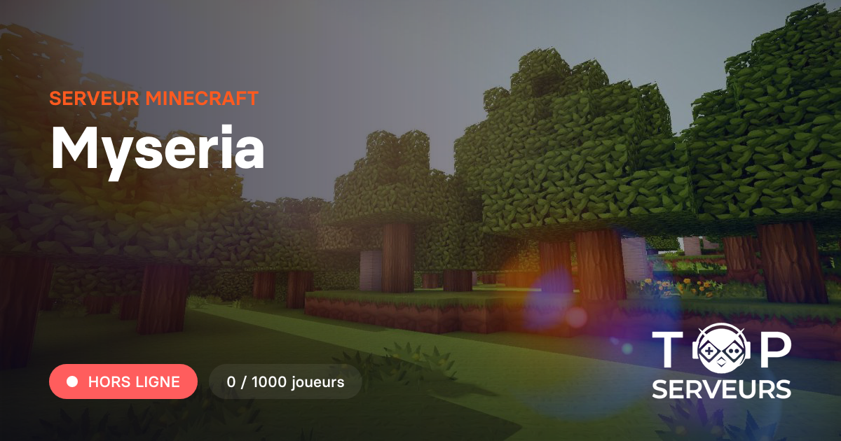 Myseria - Serveur Minecraft